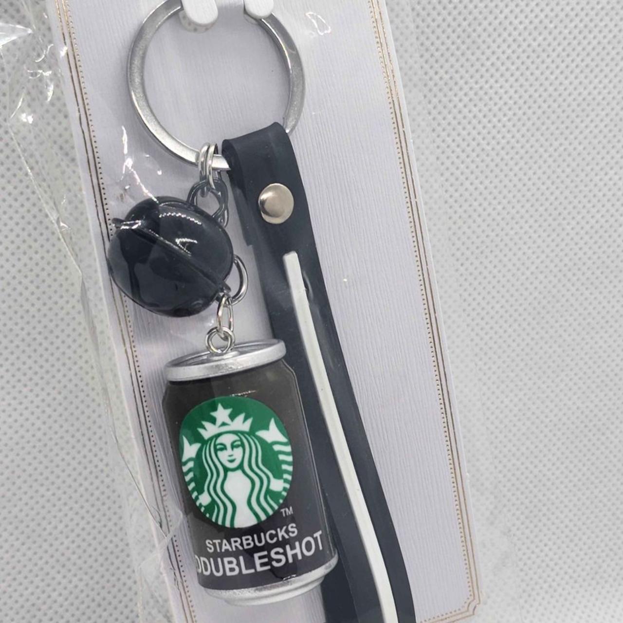 Brand NEW STARBUCKS Design KEYCHAIN 1 piece Can... - Depop