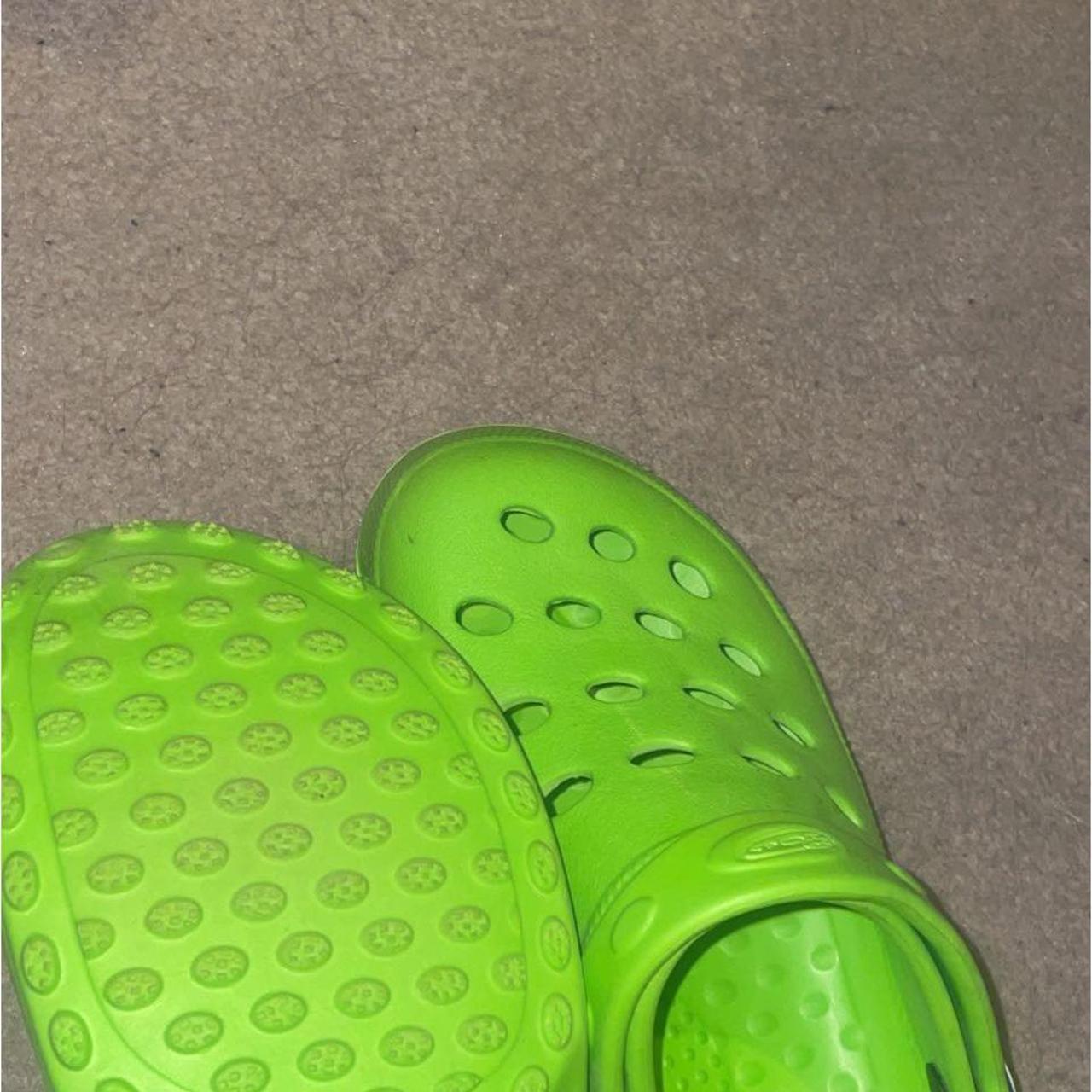 Crocs Women's Green Clogs | Depop