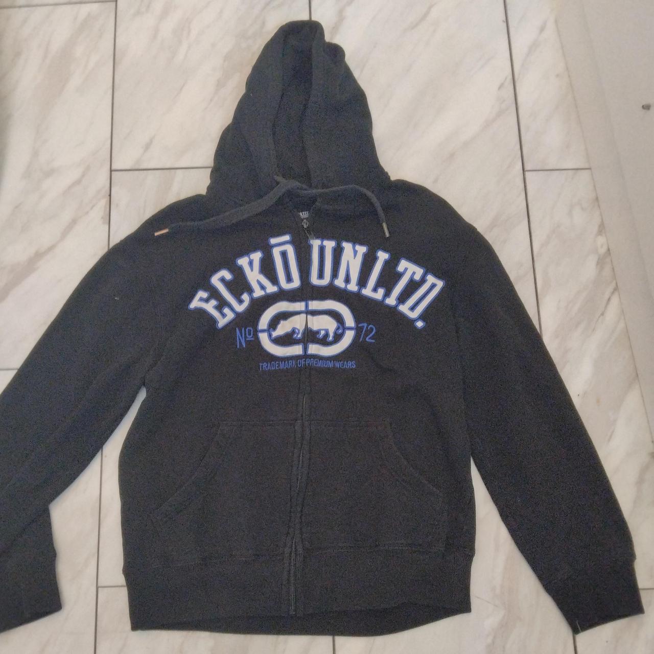 Ecko Unlimited zip up hoodie size small - Depop