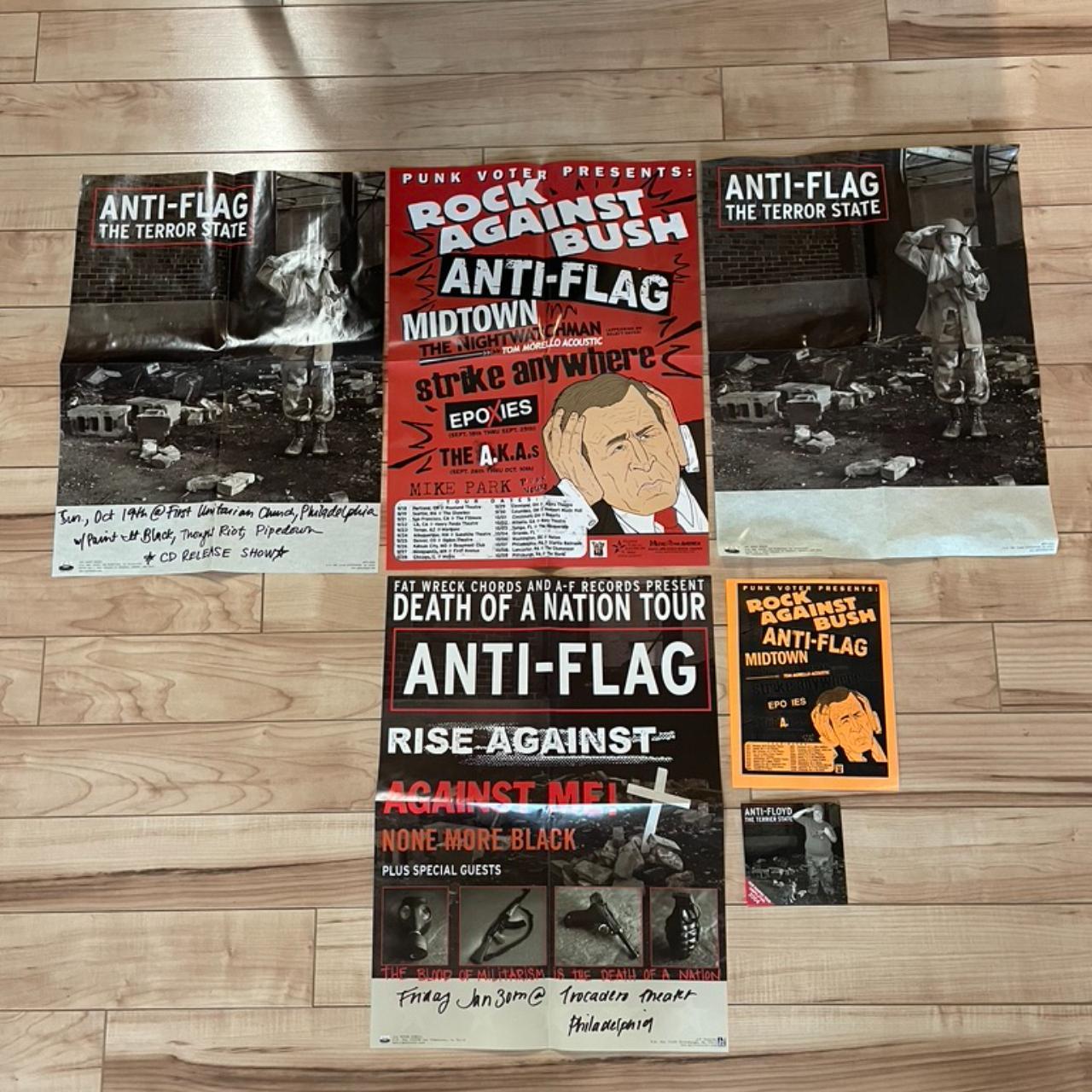 Anti- Flag Poster Lot - 5 Fat Wreck Chord Poster ... - Depop