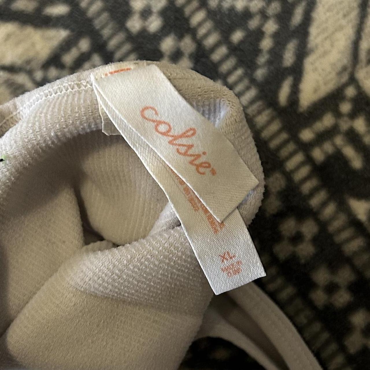 Colsie white bralette size XL but fits like medium... - Depop