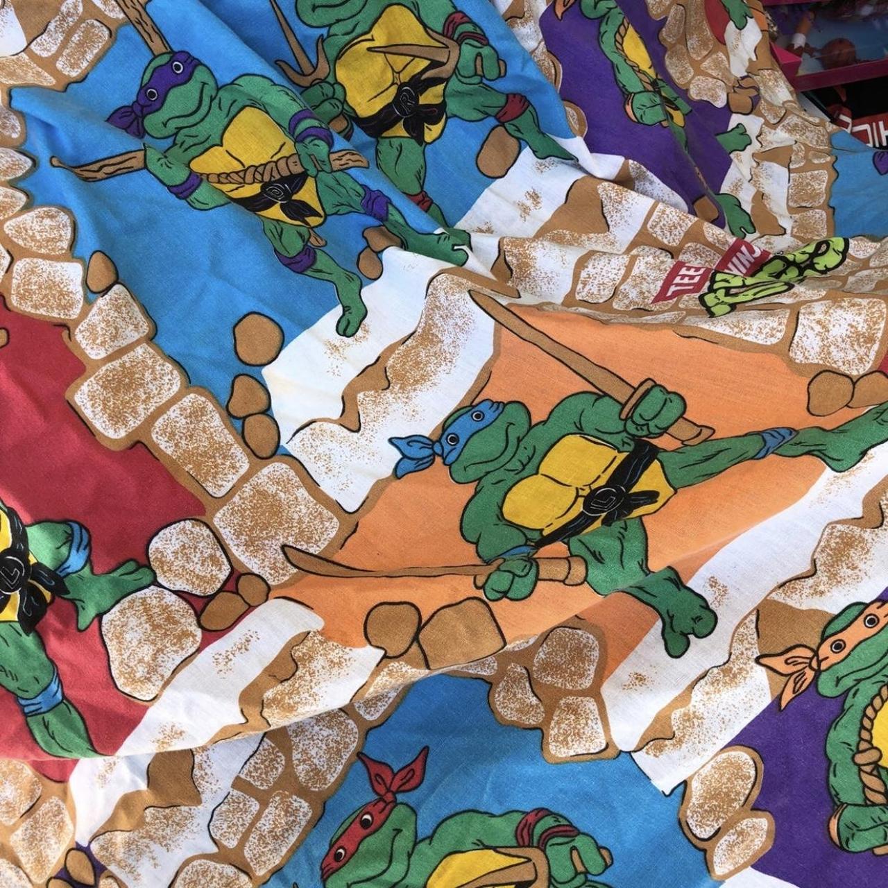 Vintage sheets powerpuff girls and tmnt As is... - Depop