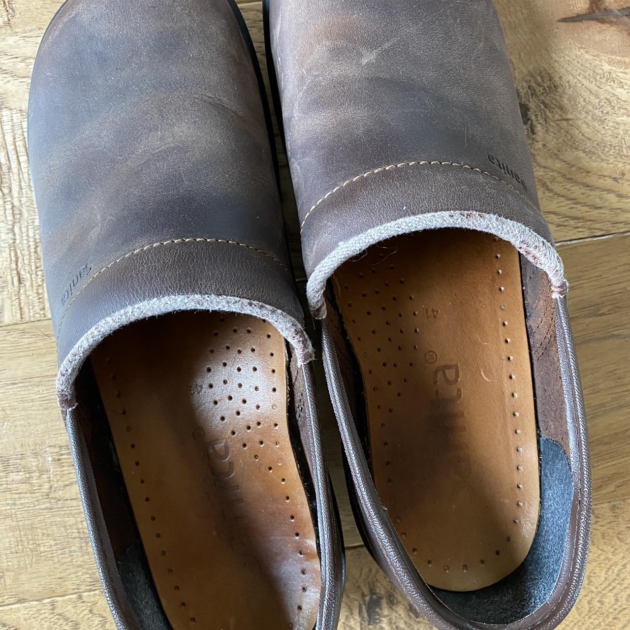 Sanita Clog Color: Brown Size: 41 The leather... - Depop