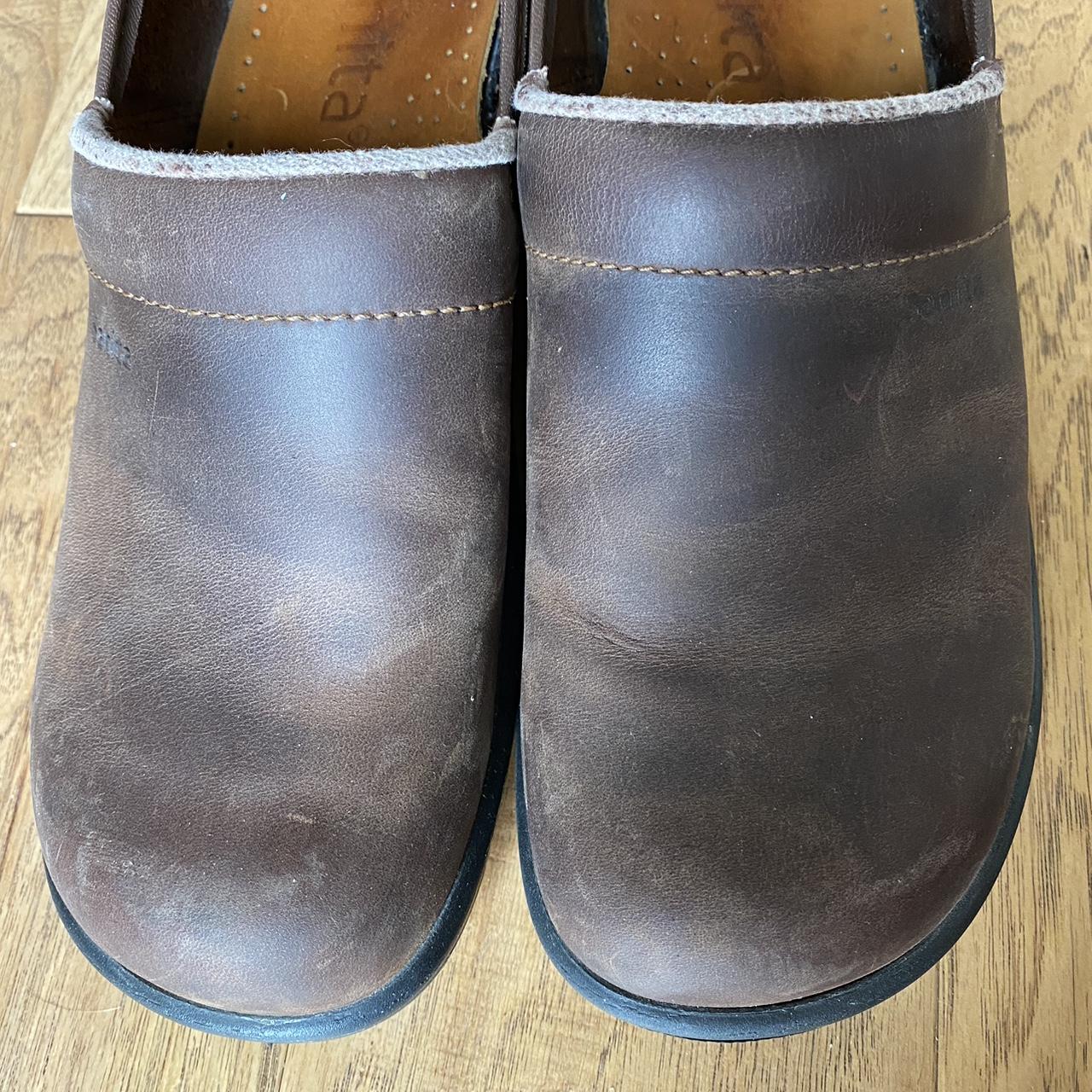 Sanita Clog Color: Brown Size: 41 The leather... - Depop