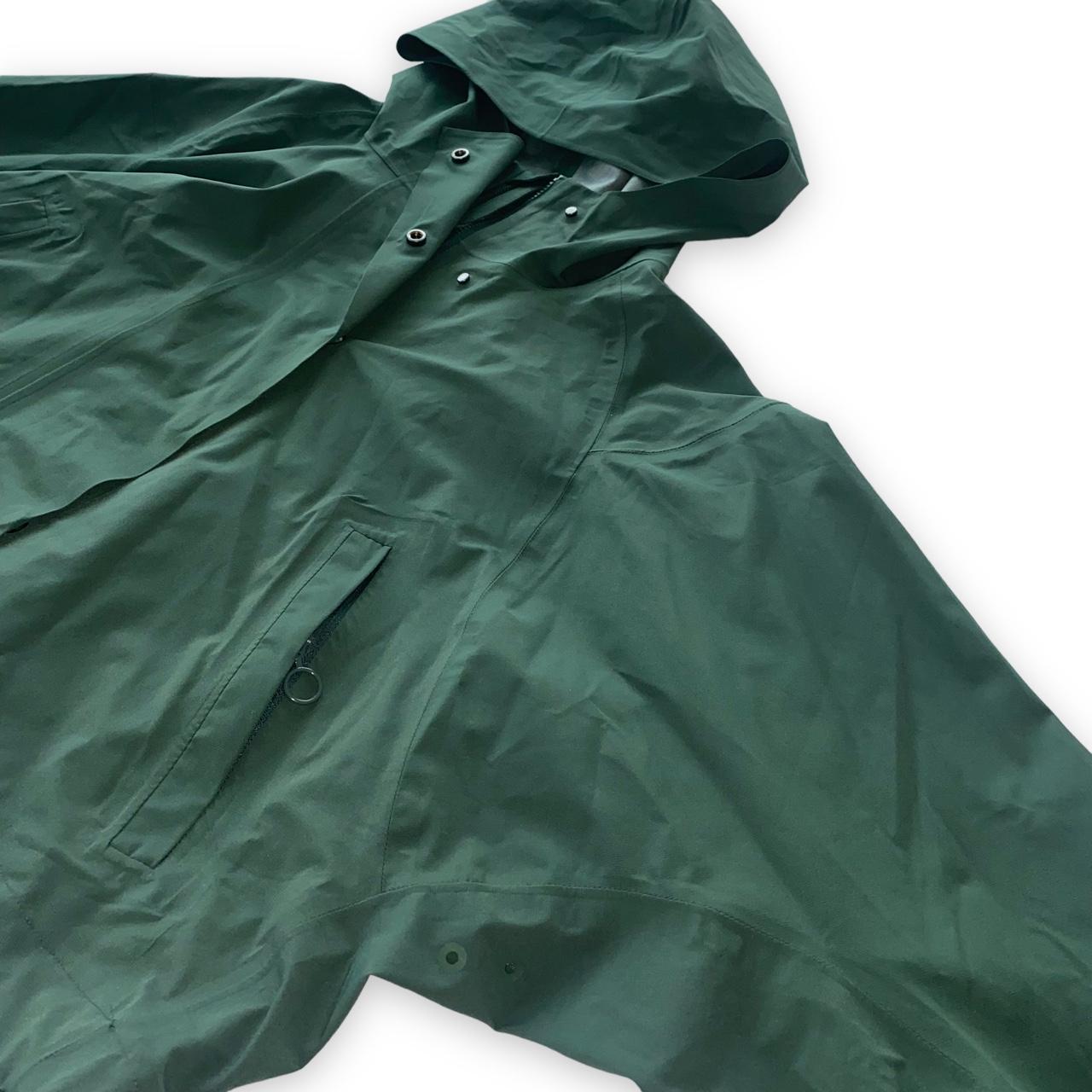 Fabletics cropped Rainjacket forest... - Depop