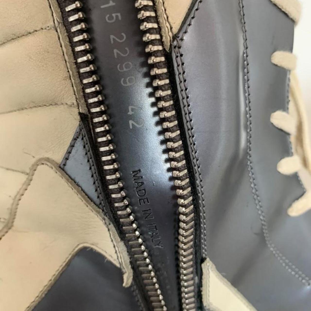 Silver rick owens geobaskets... - Depop