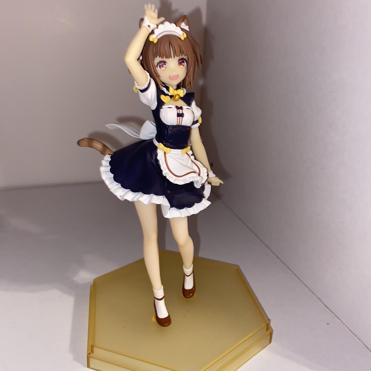 azuki nekopara anime cat girl figure super cute in... - Depop