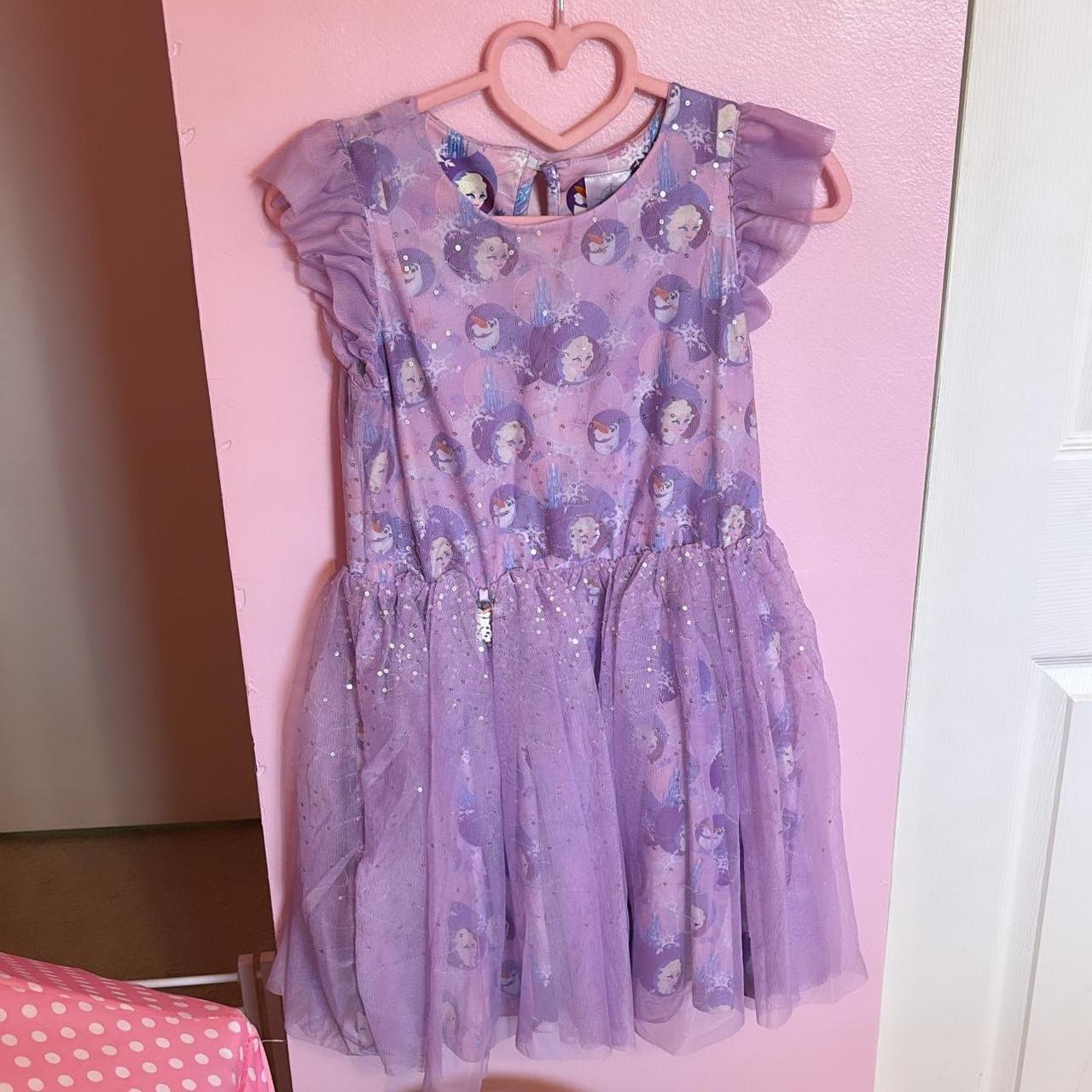taking offers ! ୨୧ FROZEN OLAF ELSA PURPLE SPARKLEY... - Depop