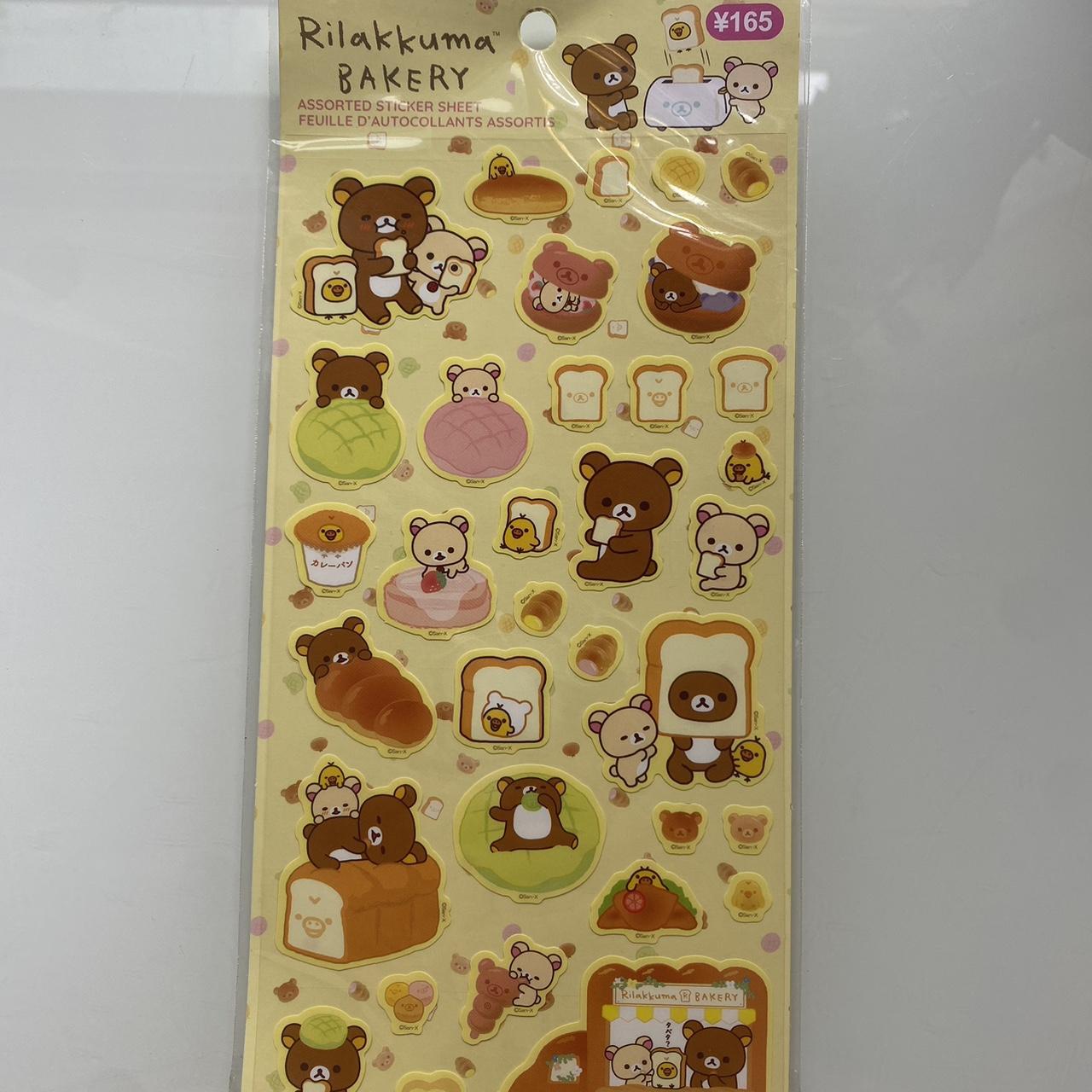 Rilakkuma bakery series stickers 1 sheet Free... - Depop