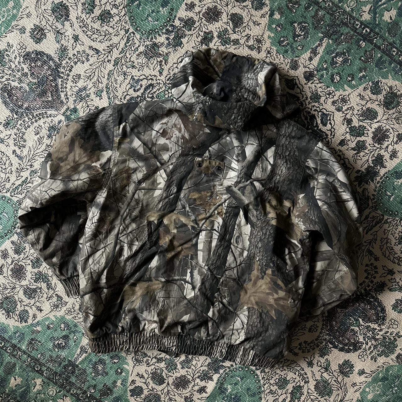 Realtree Camo Jacket with hoodie Outfitters Ridge... - Depop