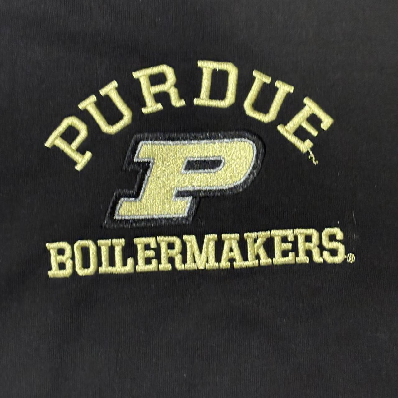 Champion embroidered Purdue Crewneck Size... | Depop