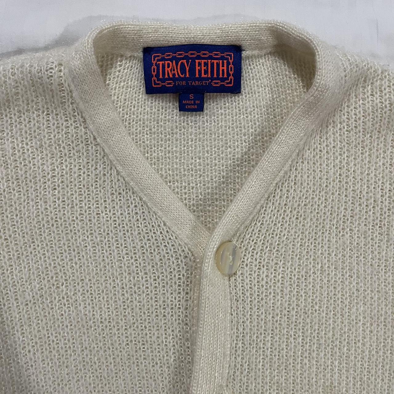 Tracy Feith short sleeve cardigan size small, runs... - Depop