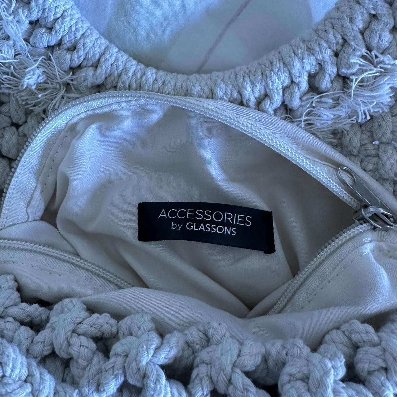 Glassons Women's Cream and Tan Bag | Depop