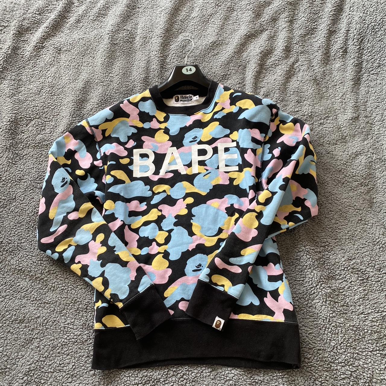 *Genuine* RARE VINTAGE BAPE Jumper Great Condition... - Depop