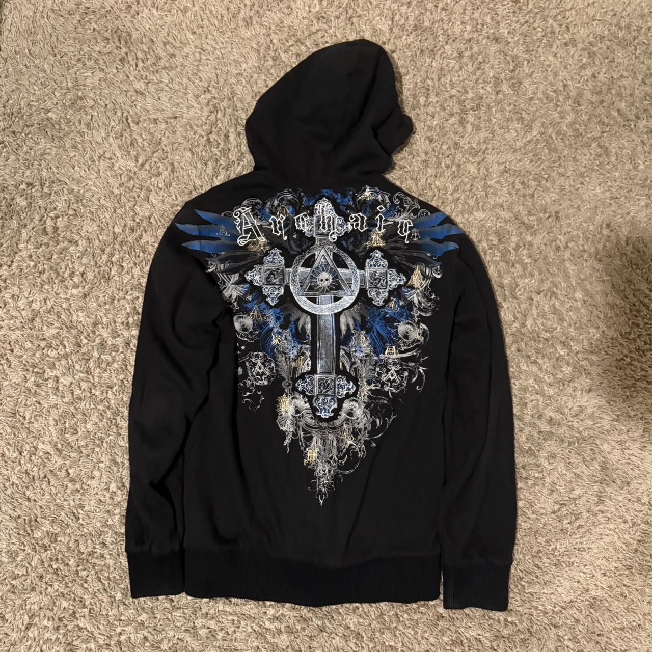 INSANE Reversible Archaic Zip Up Size L Super rare... - Depop