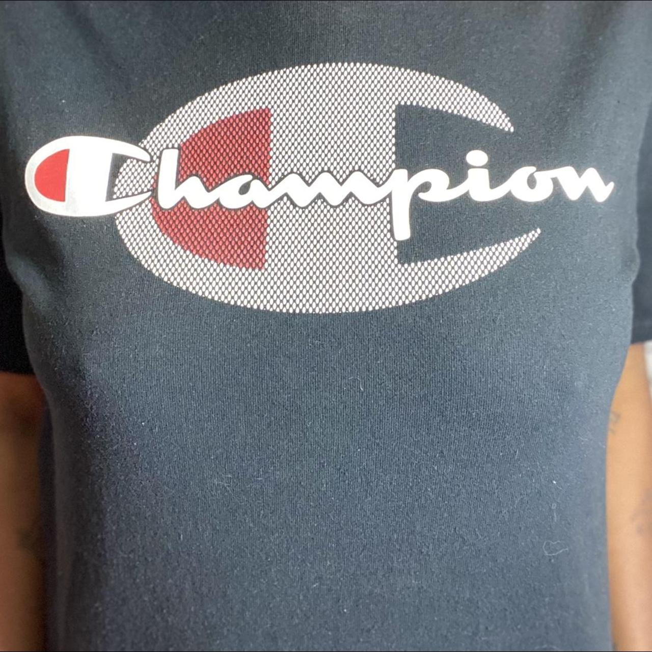 Nice Champion black tee! Great everyday shirt for-... - Depop