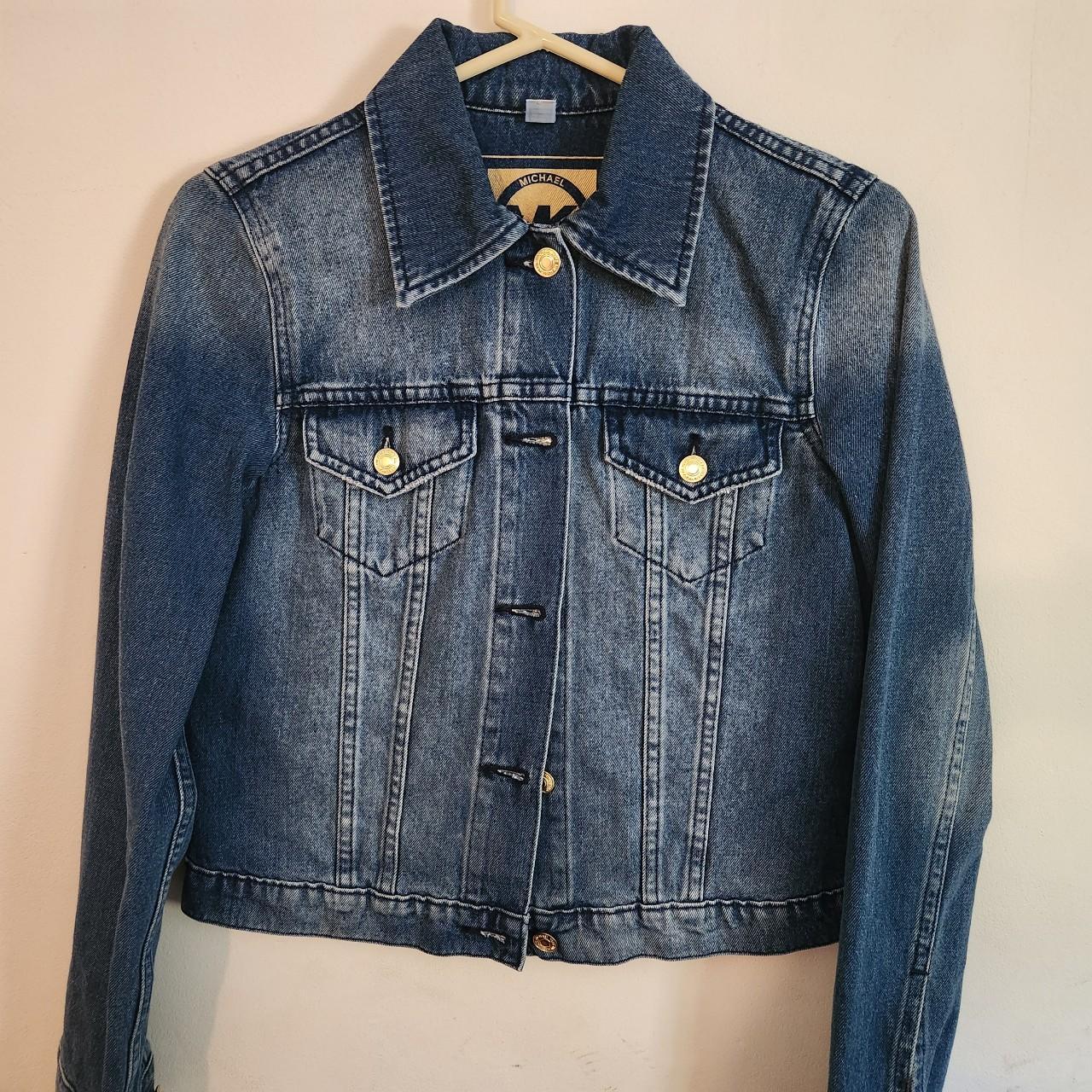 Michael Kors size small denim jacket perfect... - Depop