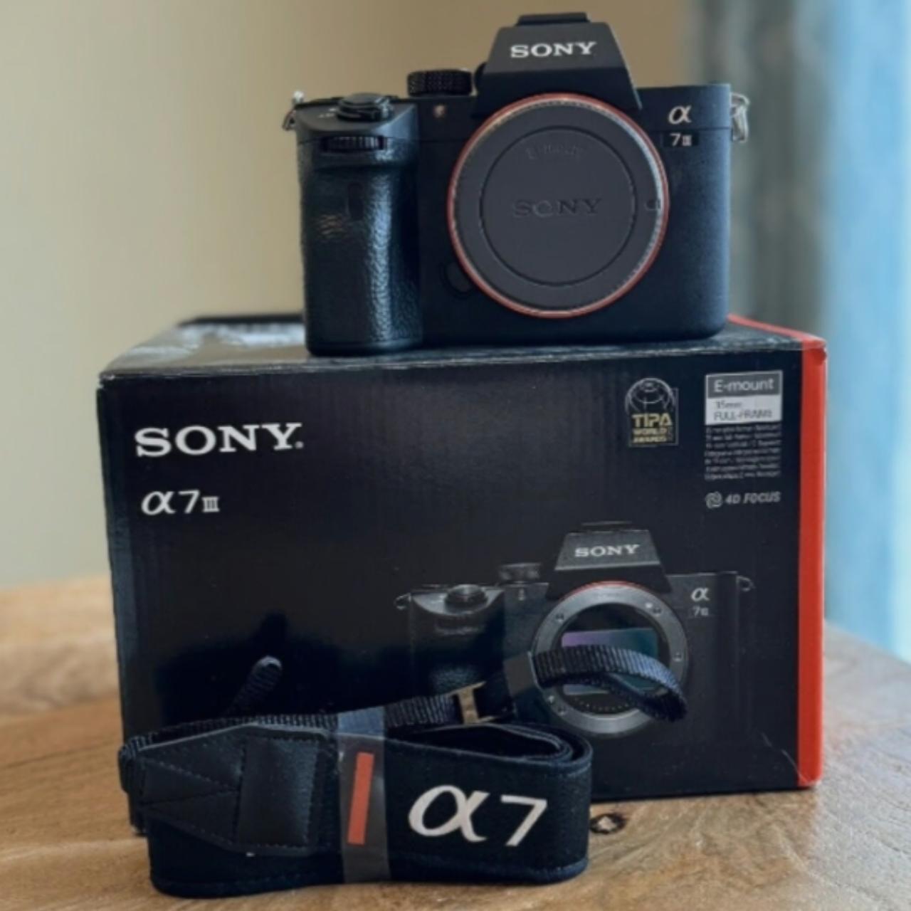 Sony a7 III 24.2 MP Mirrorless Digital Camera - Black - Depop