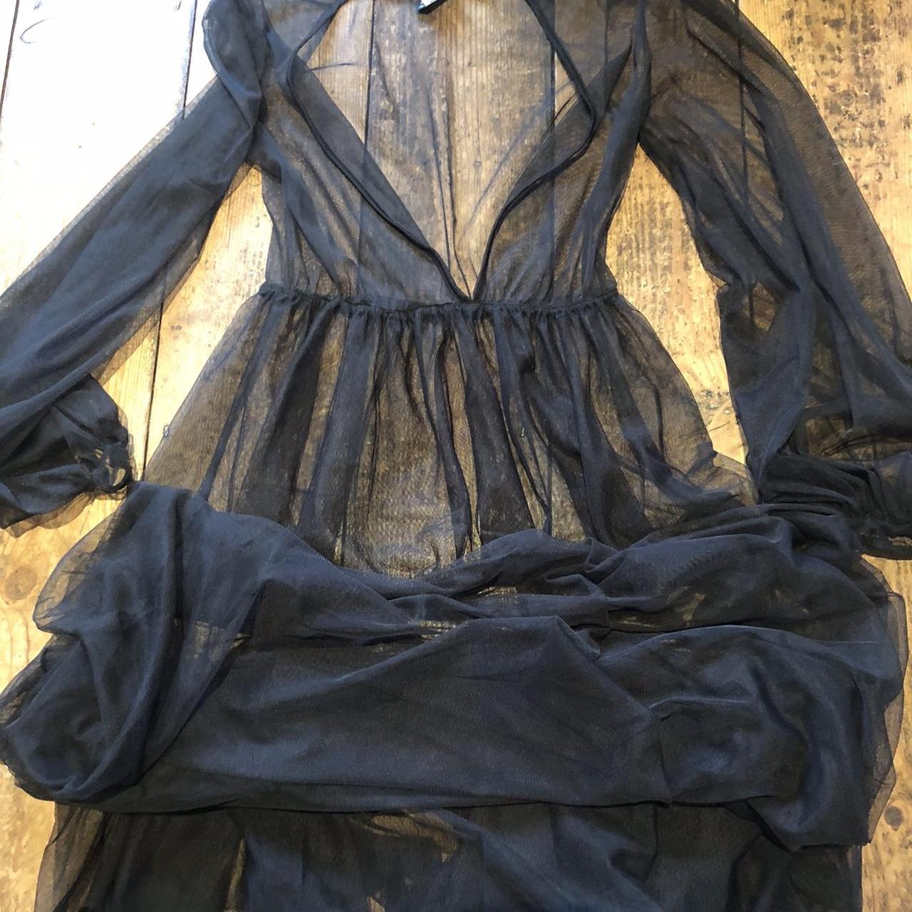 Kiki Riki long sheer nightgown / dress originally... - Depop