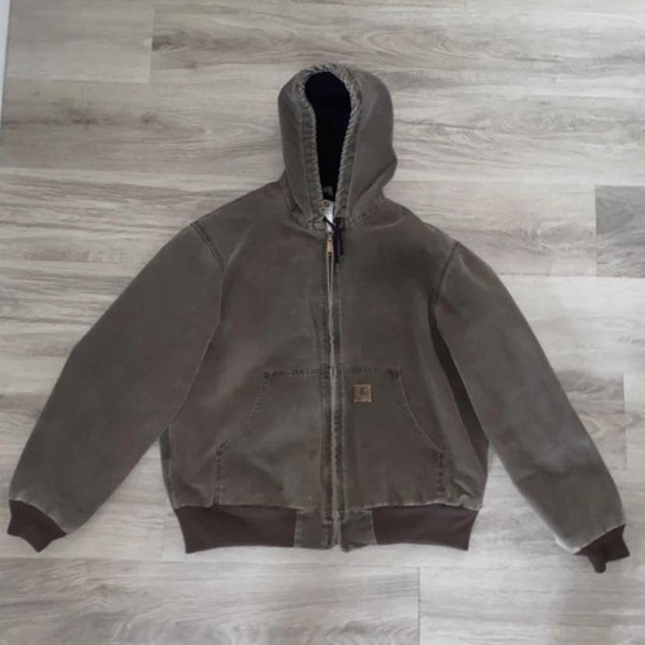 Vintage Carhartt Active Jacket Model J25 Size:... - Depop