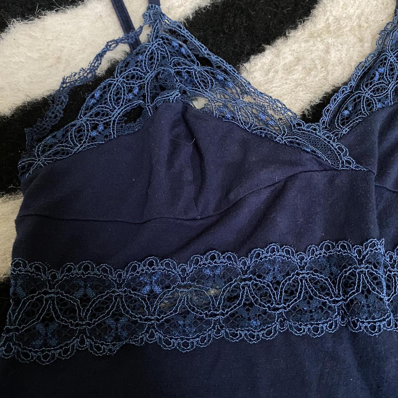 Intimissimi Women's Blue and Navy Dress | Depop