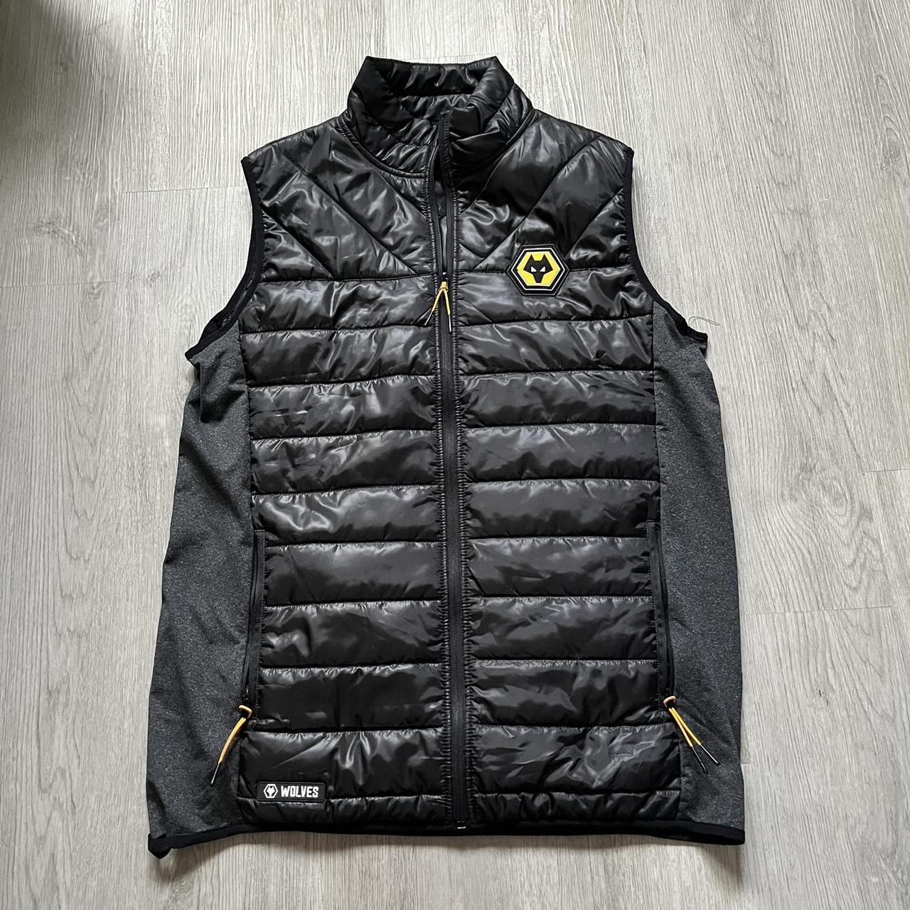 Wolves progression gilet in charcoal marl cool... - Depop