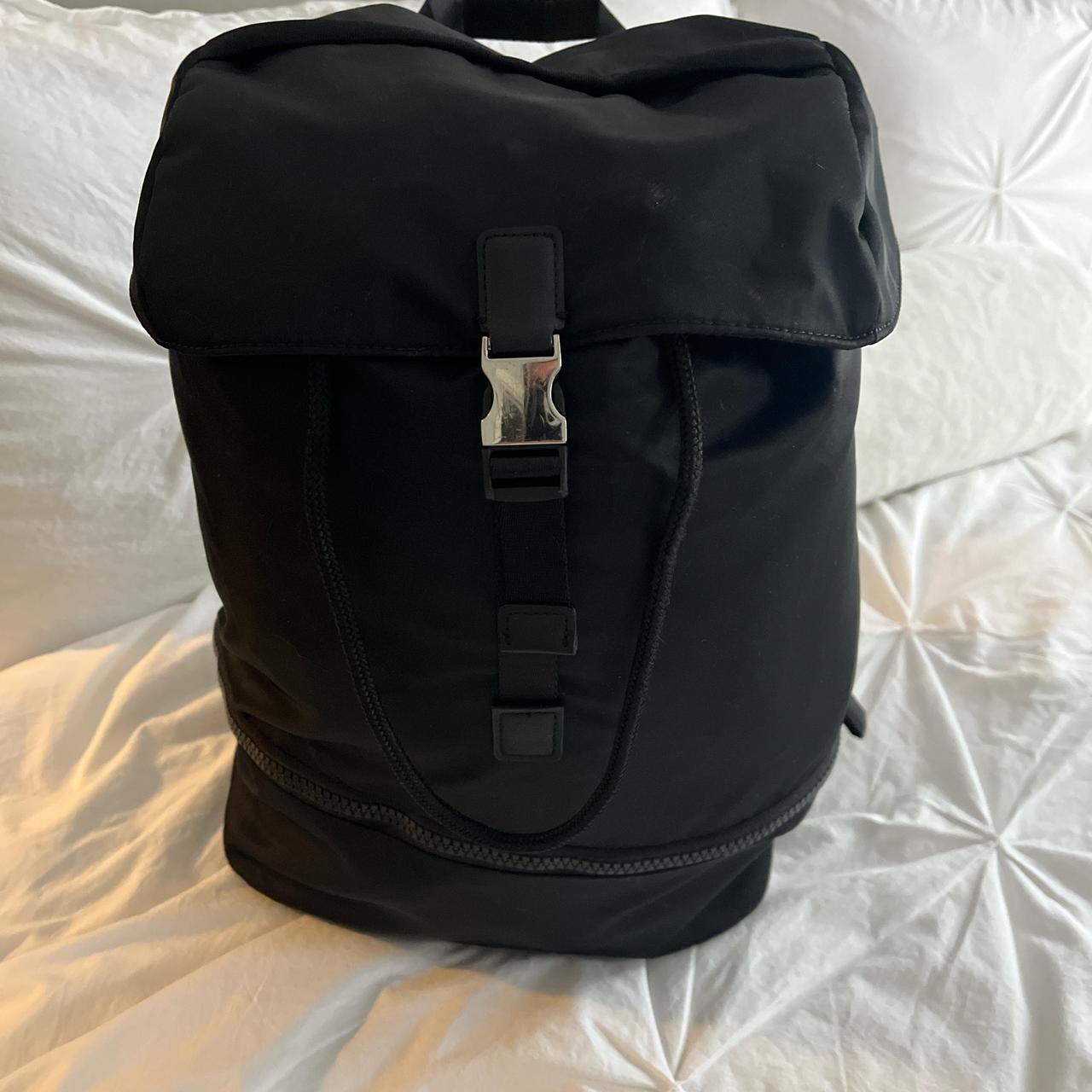 Lululemon backpack. One large compartment that... - Depop