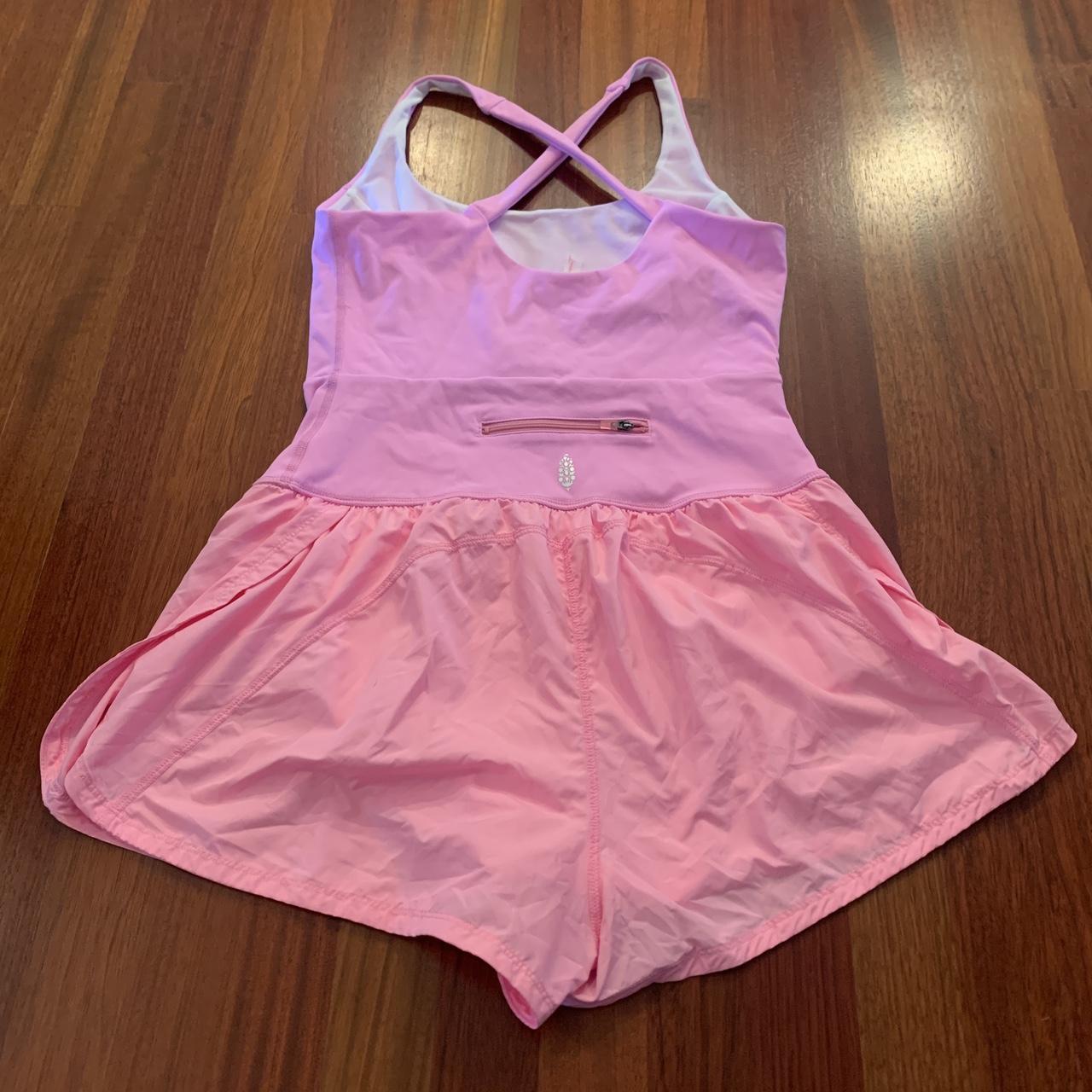 Free People Movement bright pink Righteous Runsie... - Depop