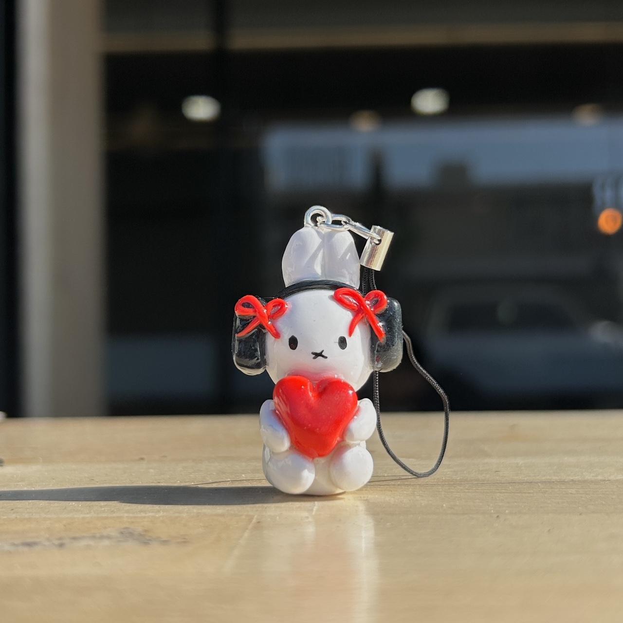 Adorable handmade miffy keychain/phone/bag... - Depop