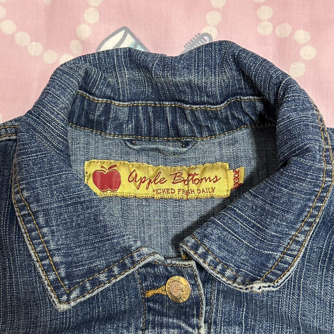 apple bottoms jean jacket super cuteee!!!! the back... - Depop