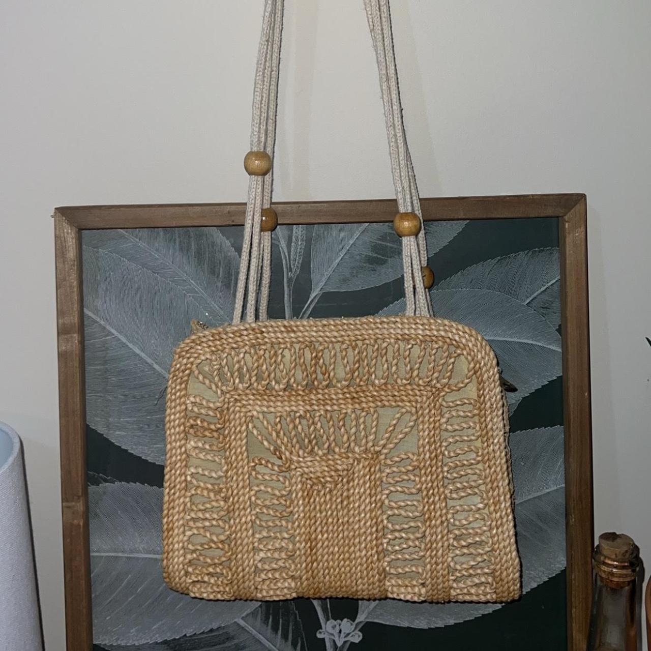 Stylish whicker purse! - Depop