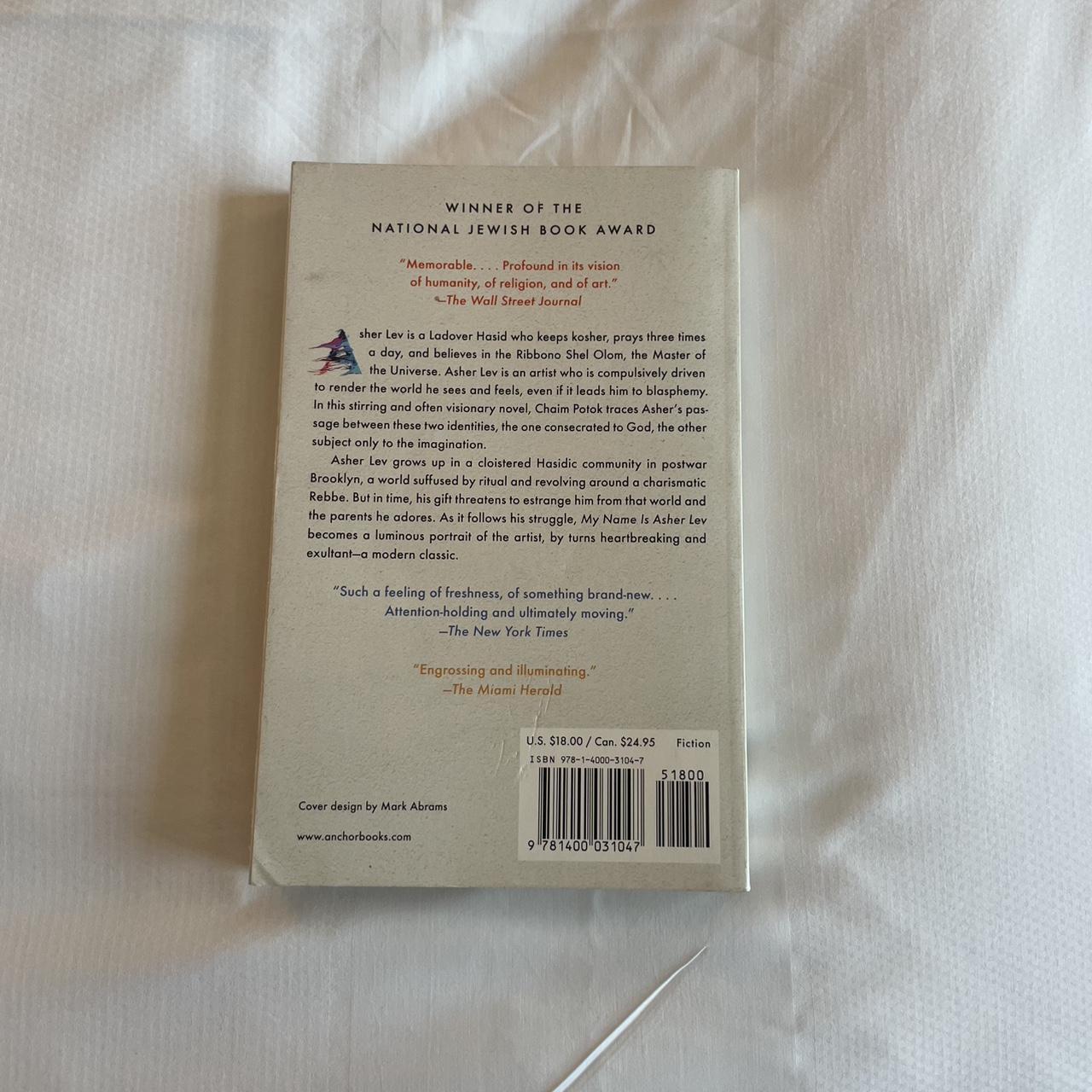 My Name Is Asher Lev by Chaim Potok - a novel about... | Depop