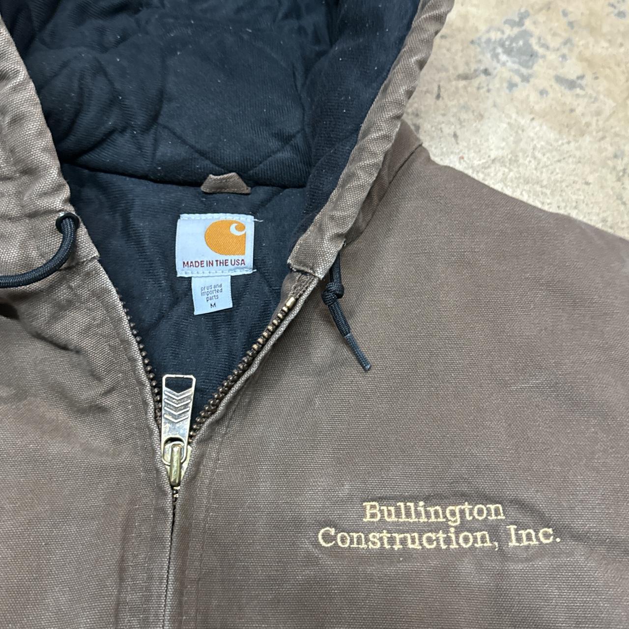 J140 Carhartt jacket. Khaki brown. Size... - Depop