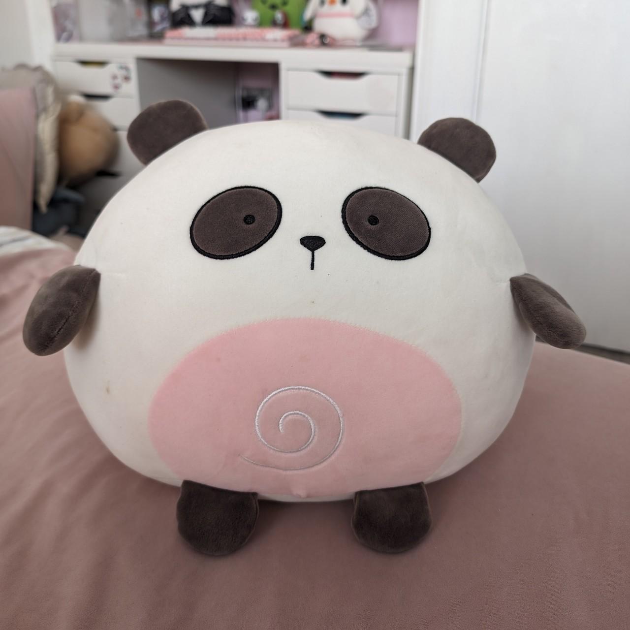 Round panda plush store