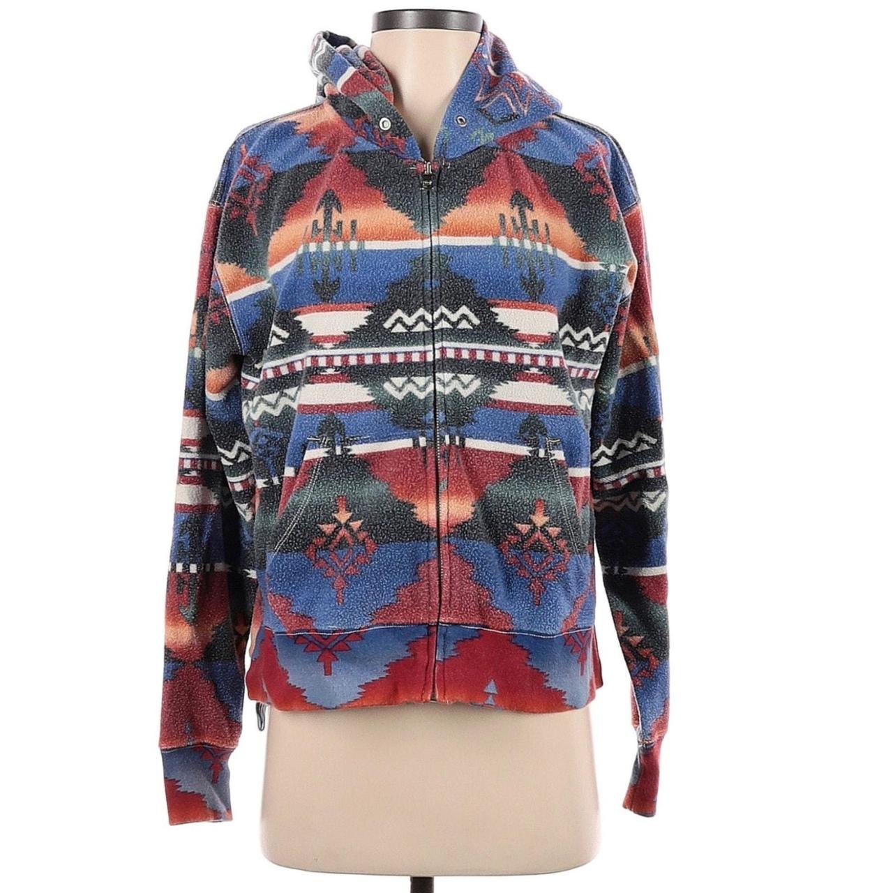 RALPH LAUREN POLO southwest tribal Aztec zip up... | Depop