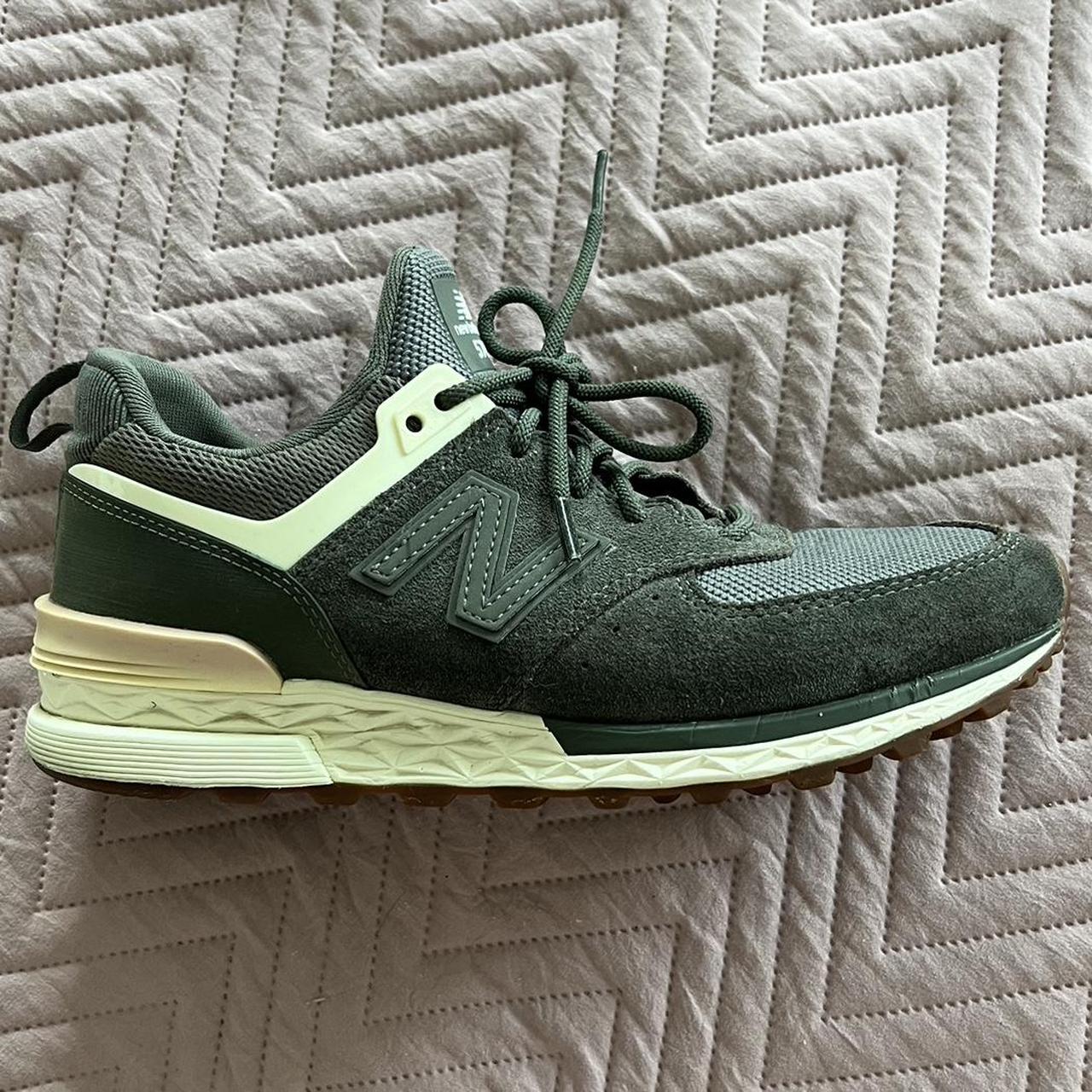 New Balance Women's Green Trainers | Depop