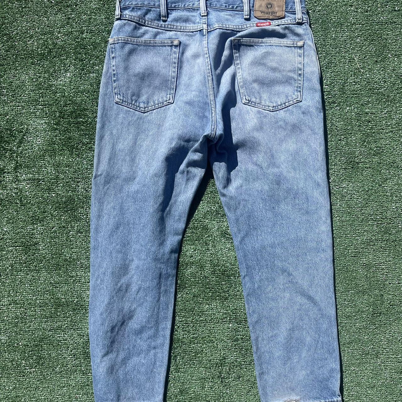 Wrangler Denim Regular Fit Jeans Waist: 36” Inseam:... - Depop