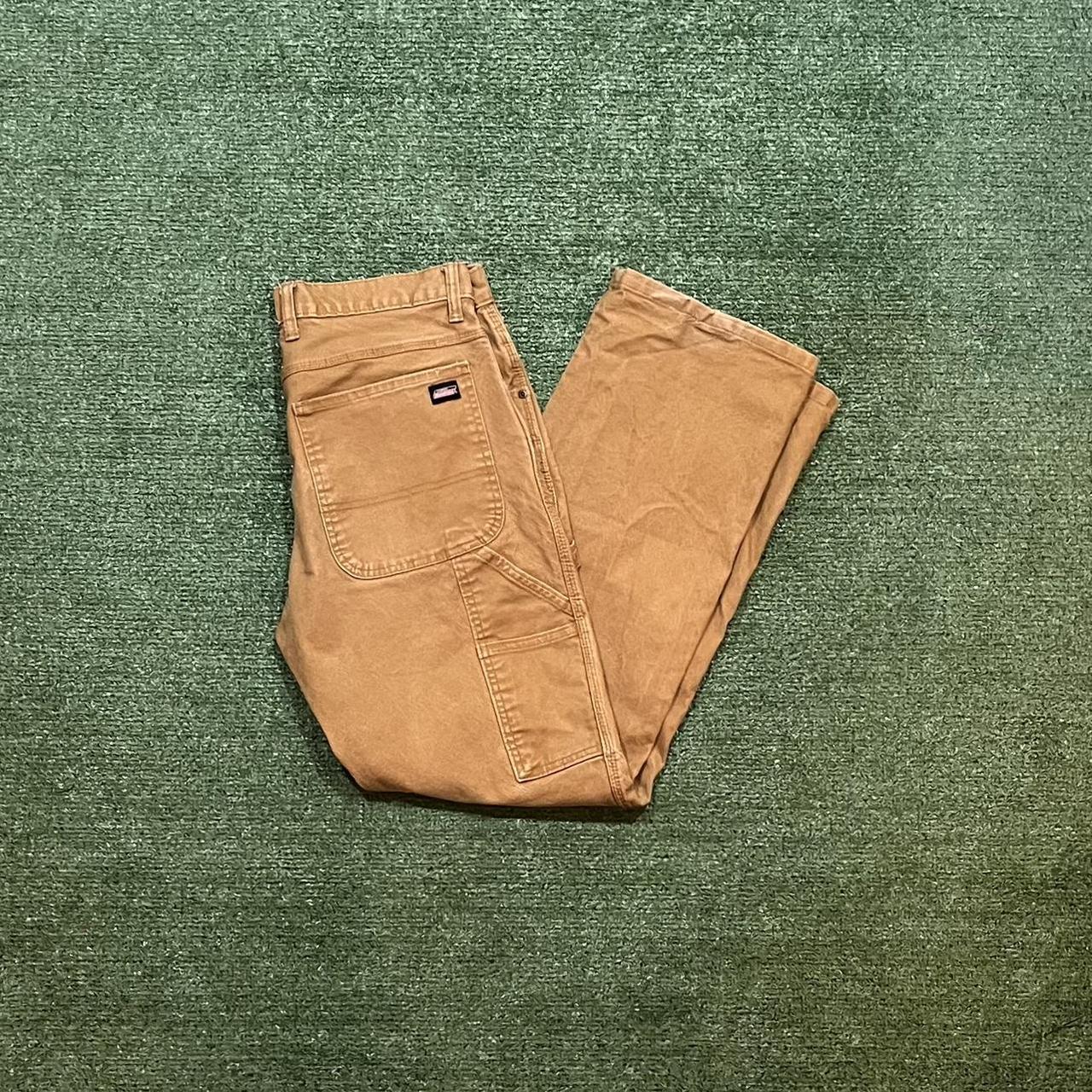 Dickies Tan Carpenter Pants Waist: 32” Inseam:... - Depop