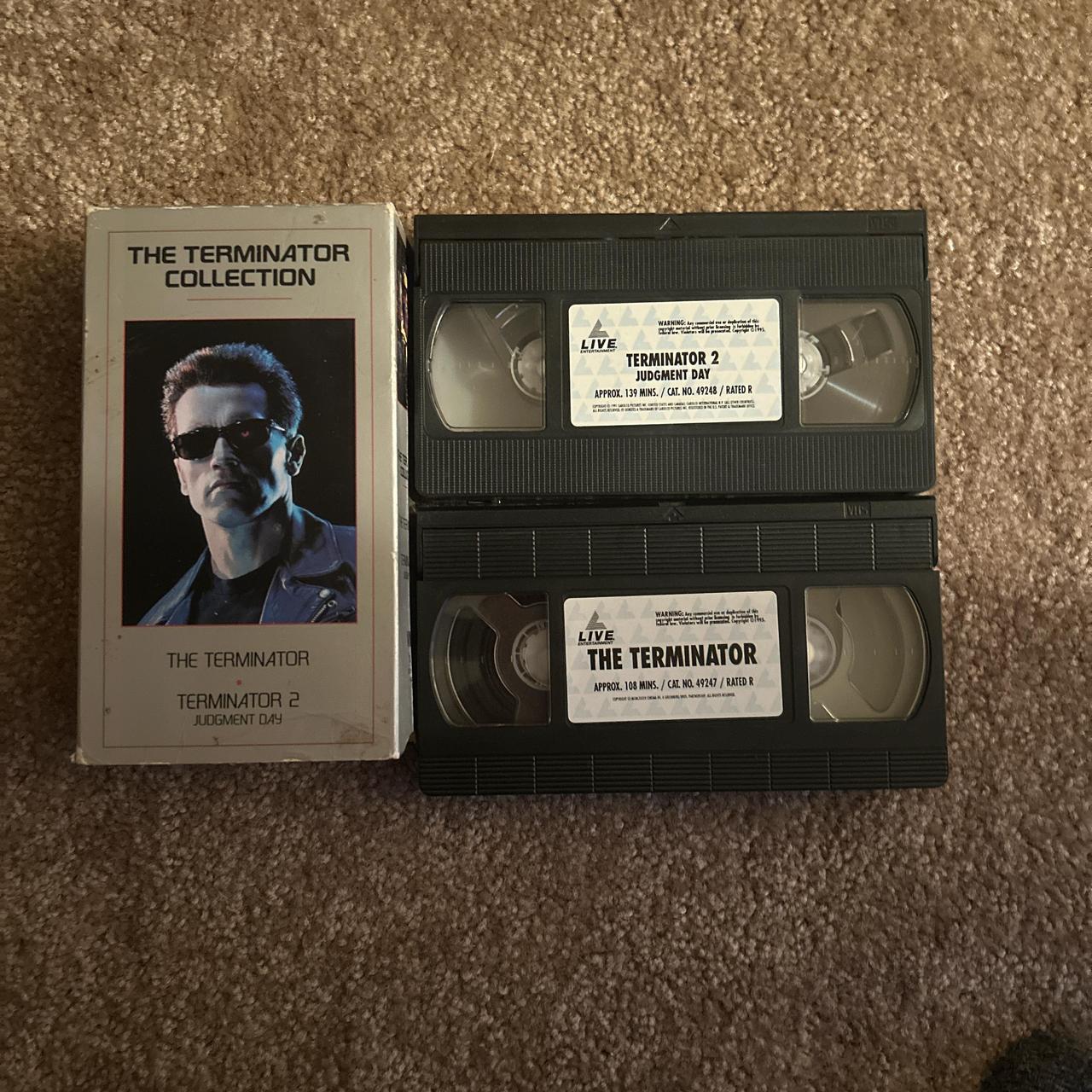 The Terminator & The Terminator 2 VHS Tapes #vhs... | Depop