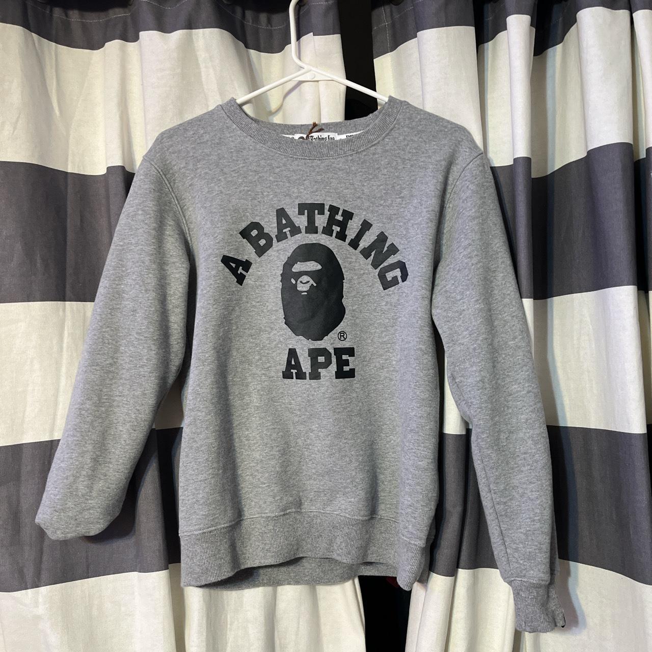 Bape crew neck comes with tags and og bag if i can... - Depop