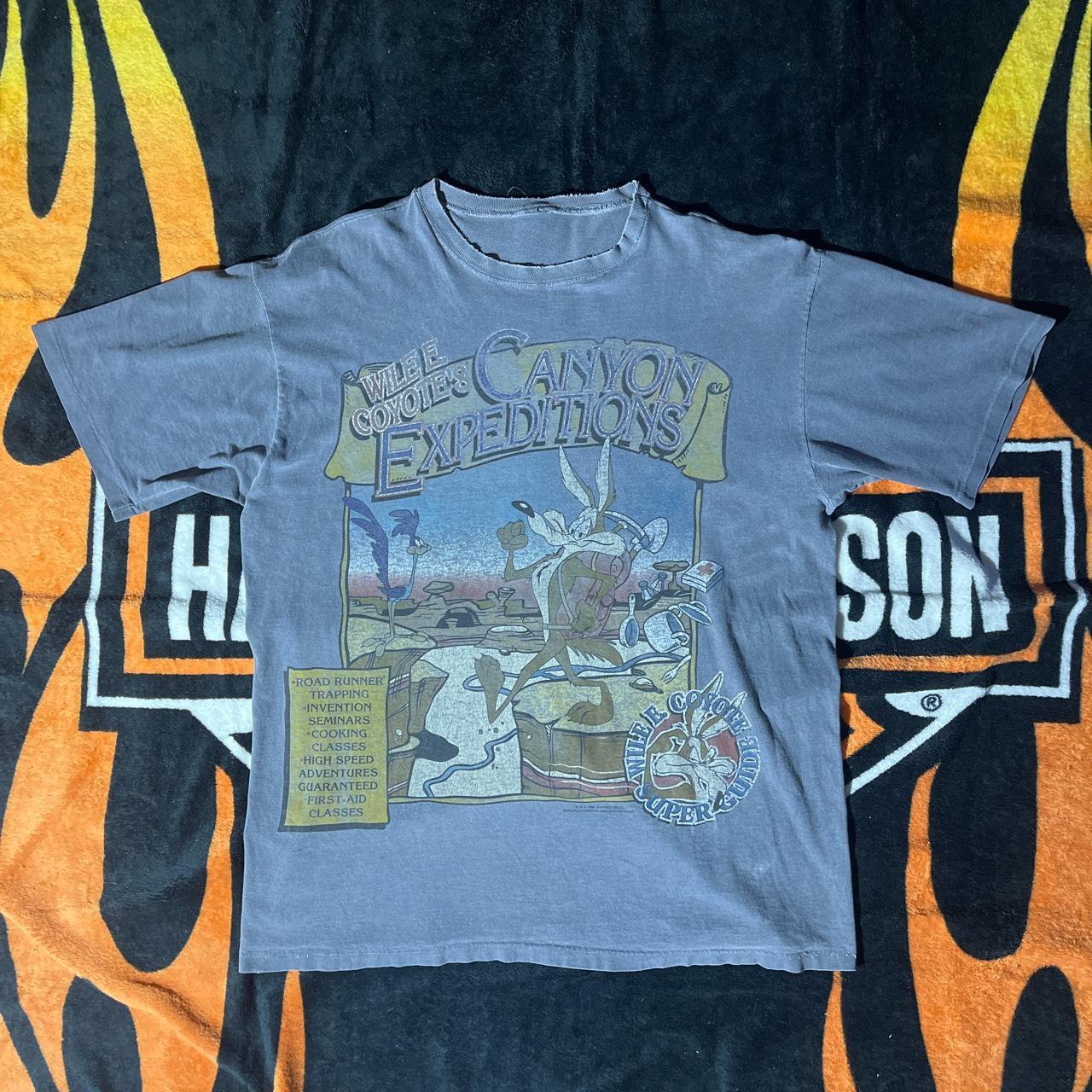 1996 wilee coyotes Single stitch & big graphic T2B:... - Depop