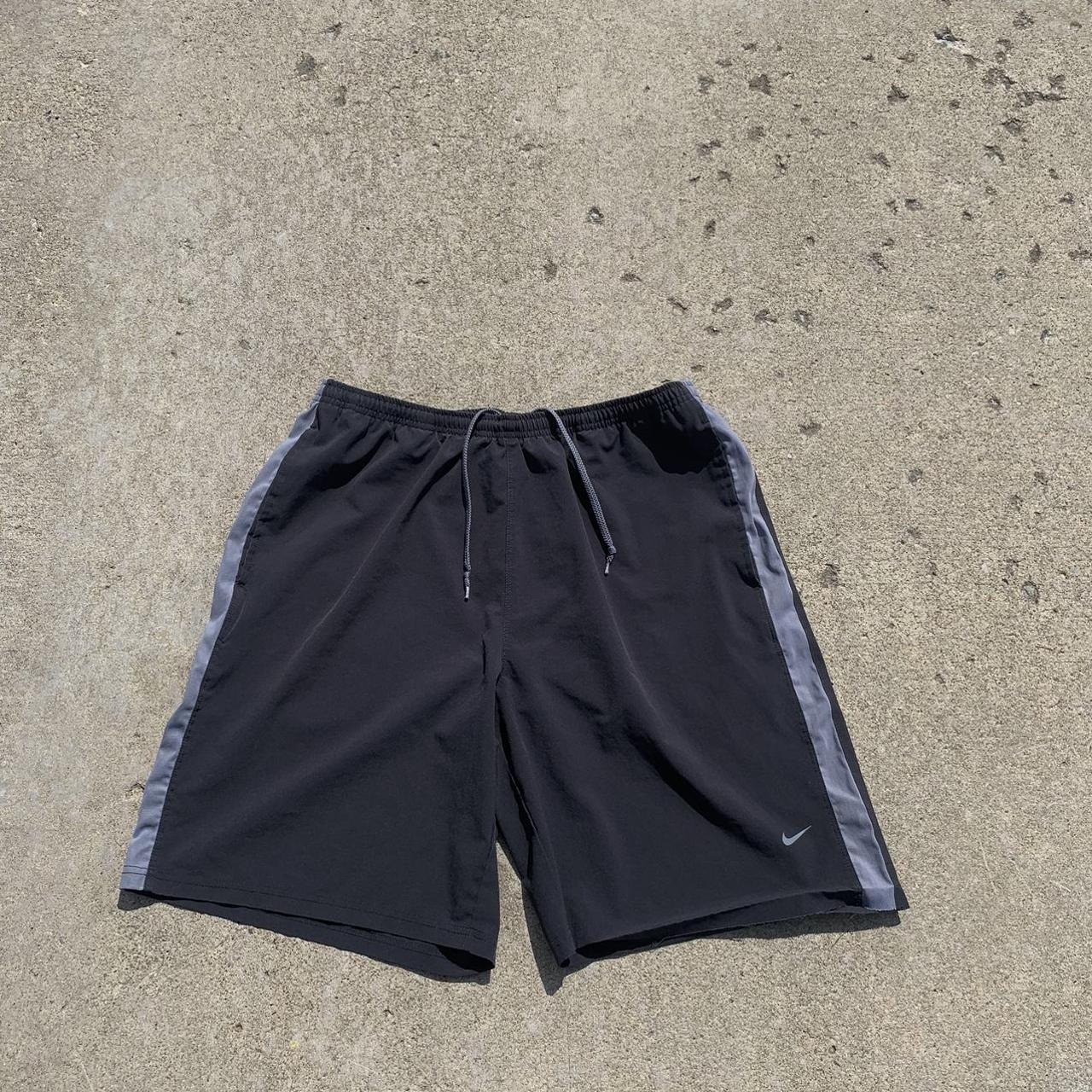 Black Nike Shorts same or next day shipping fit... - Depop
