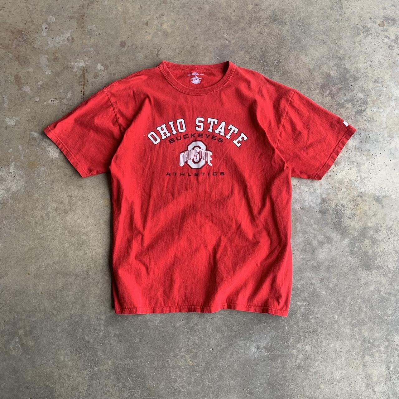 Vintage Ohio State Tee russell tag same or next day... - Depop