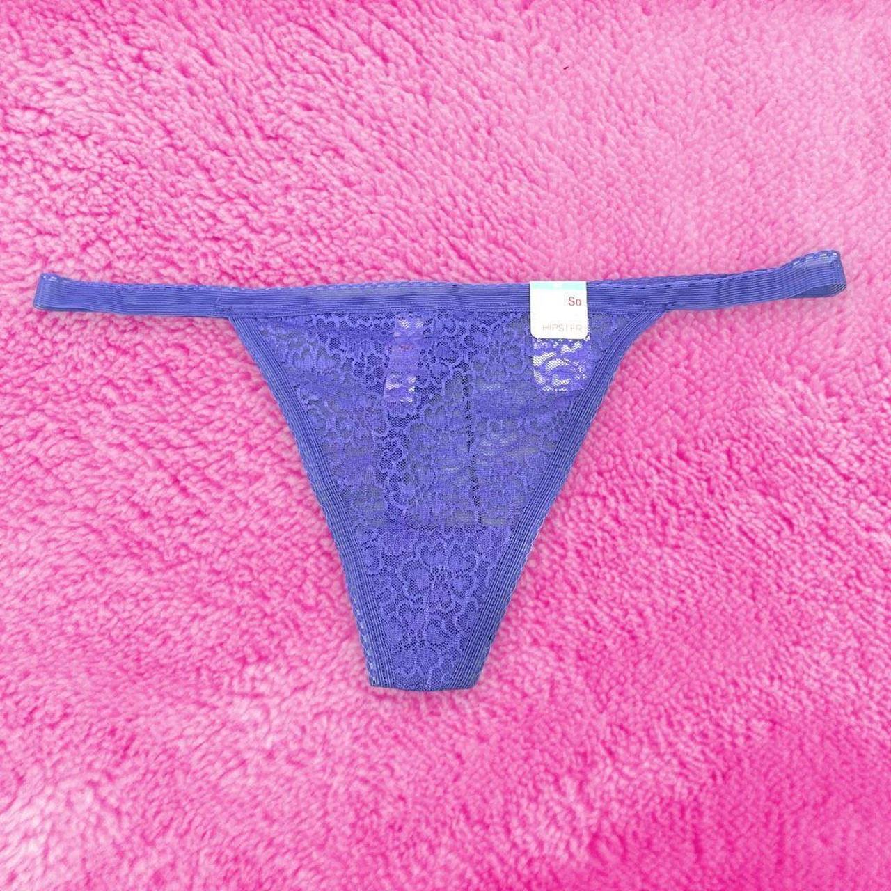 Bold Purple Lace G-String Thong ~ size medium ~... - Depop