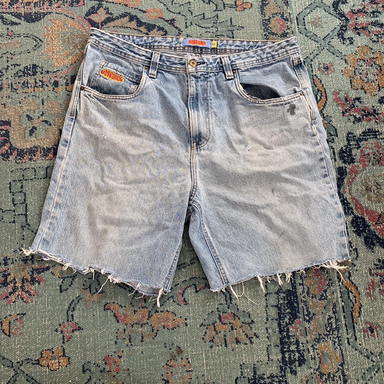 empyre cut of jorts small stain and hole in butt... | Depop