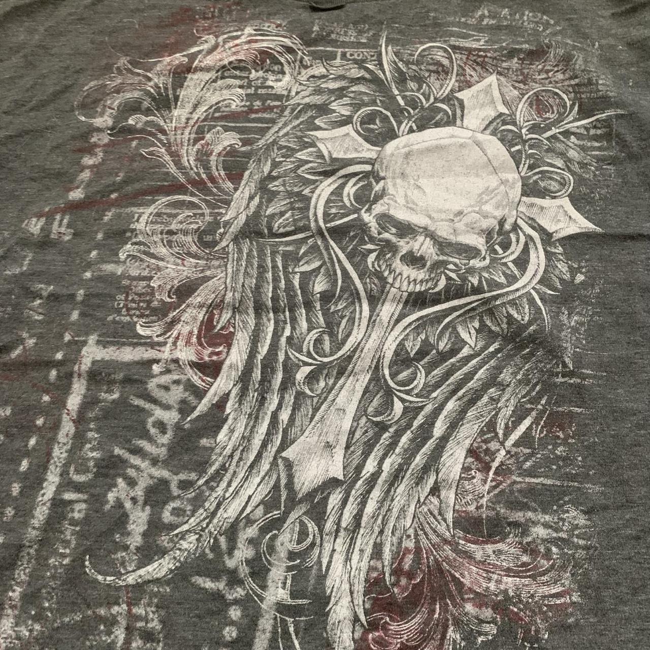 premium american original skull and cross design... | Depop