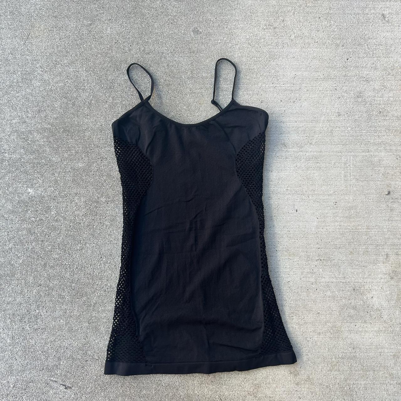 gothic netted mesh tank top i love this piece bc it... - Depop