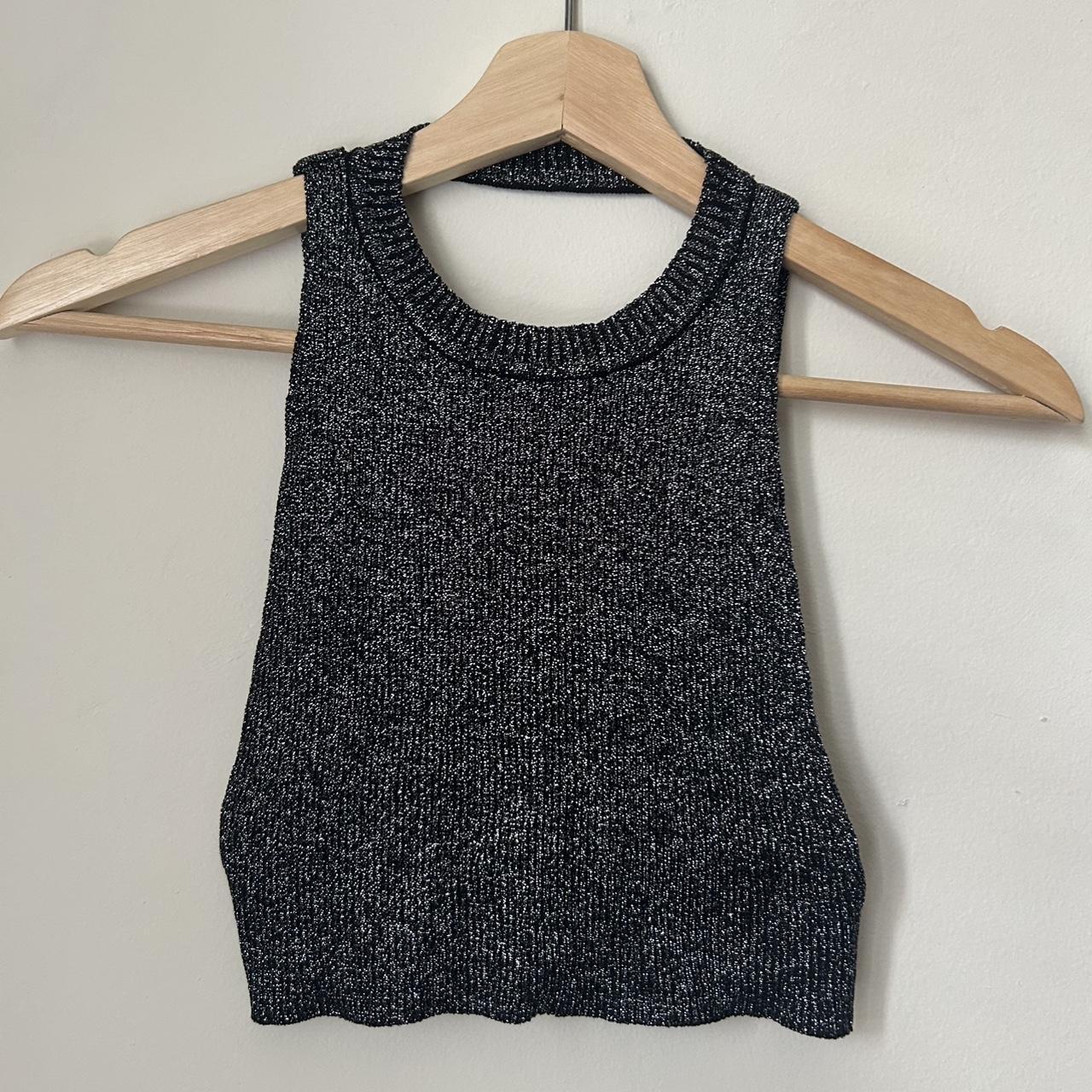 Super Sparkly Backless Zara Top Size S Great... | Depop