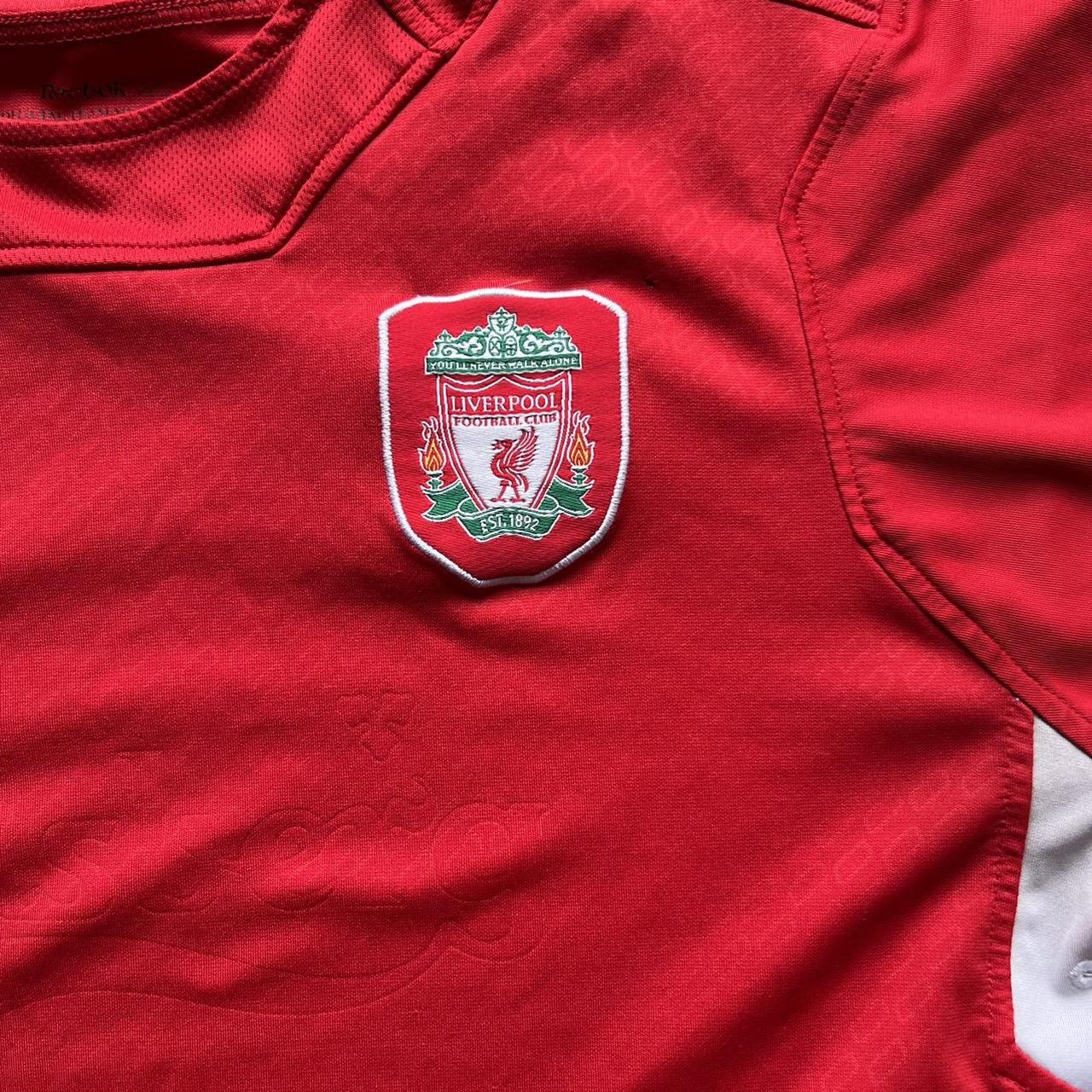 Reebok Liverpool Soccer/Futbol Jersey Size: L - Depop