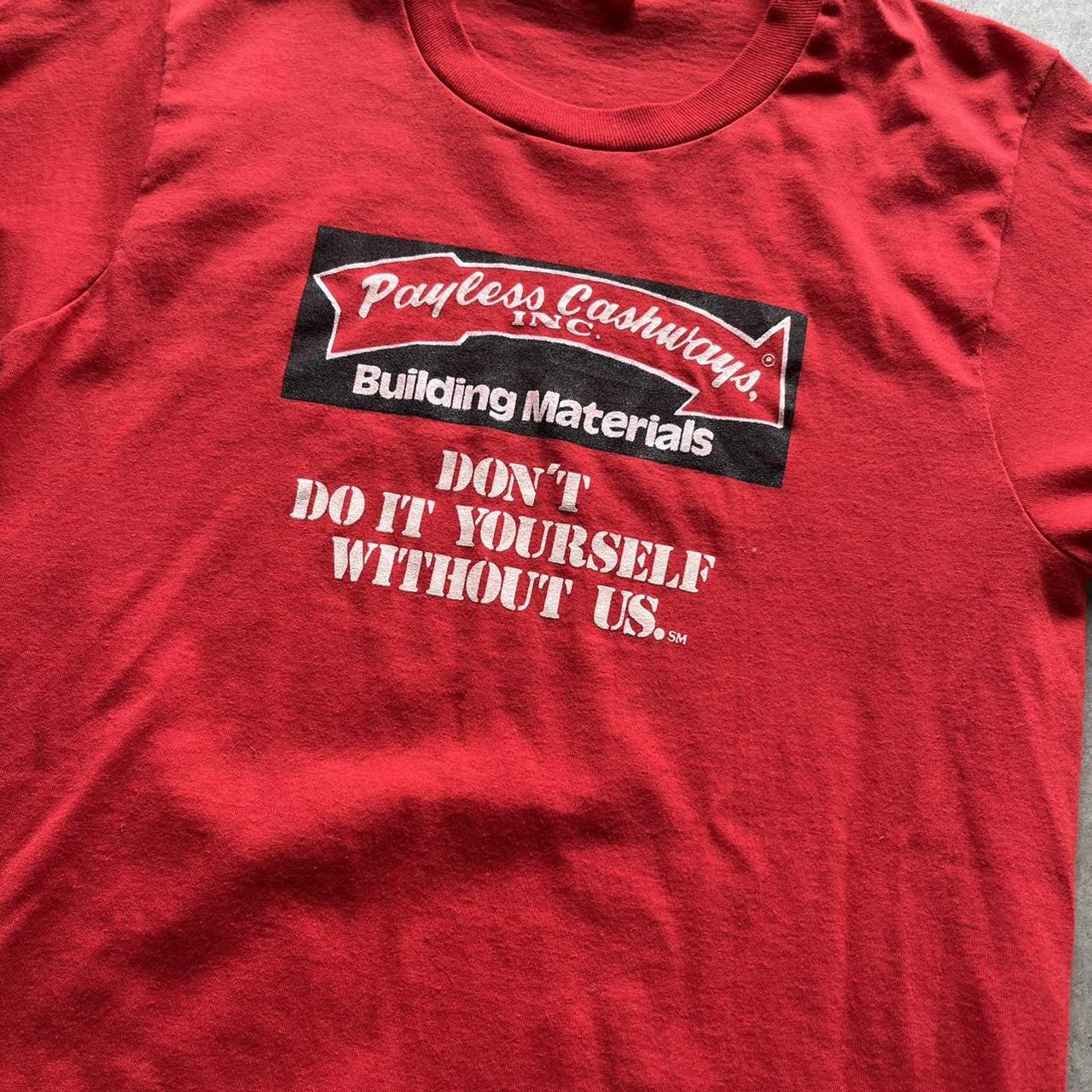 Vintage Payless Cashways Tee Early 90’s possibly... - Depop